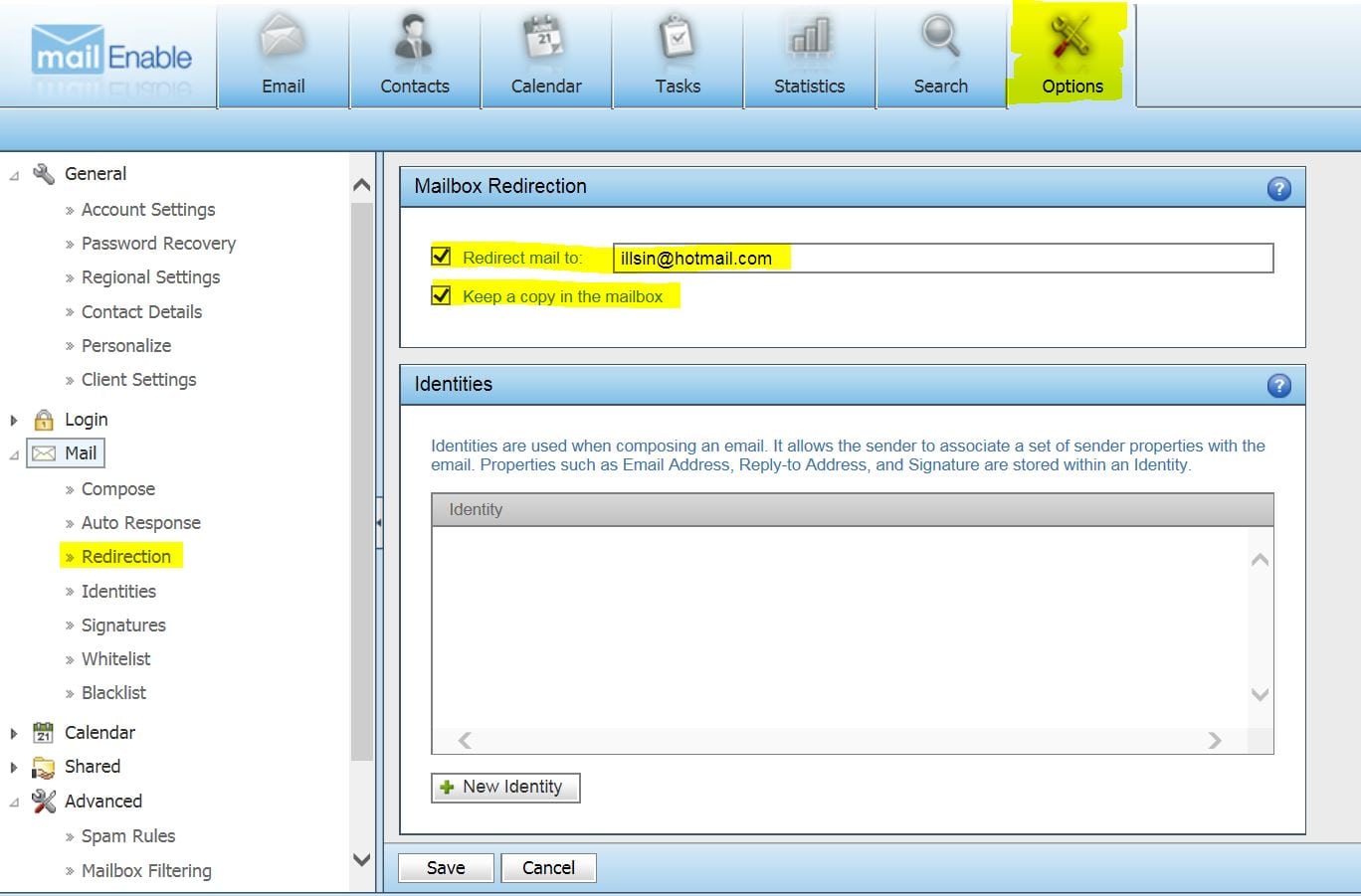 cc-Mail (Mailenable) Umleitung / Redirect - 4future.digital